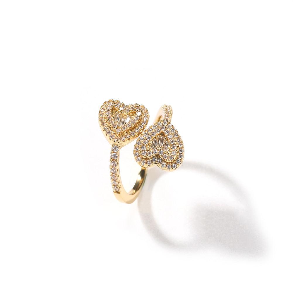 DOUBLE LOVE SPIRAL RING